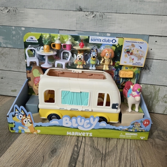 moose toys | Toys | Bluey Transforming Juice Truck Set Bnwt | Poshmark